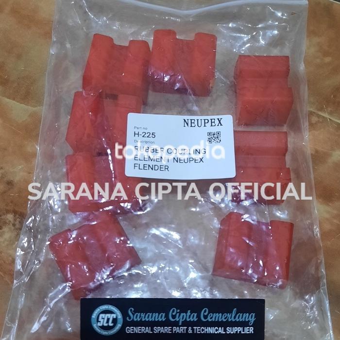 Jual RUBBER COUPLING ELEMENT NEUPEX FLENDER H225 H-225 H 225 NEUPEX ...