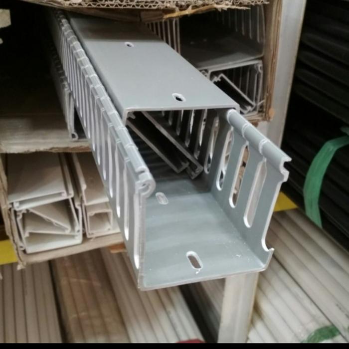 Jual kabel Duct / cable duct 65x65 lubang / wiring duct panjang 1.7 ...