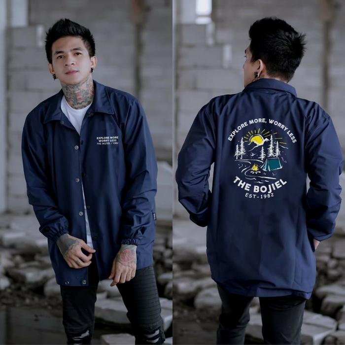 Jual Jaket Coach Pria Waterproof Original The Bojiel - GAMBAR KE 04, M ...