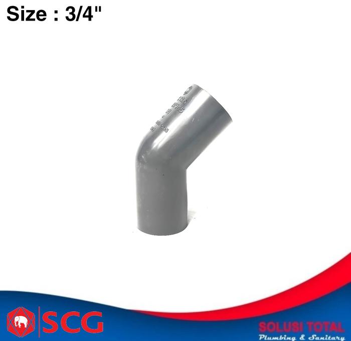 Jual Knee 45° 3/4 Inch Elbow 45 Deg 3/4" SCG - Jakarta Selatan - Solusi ...