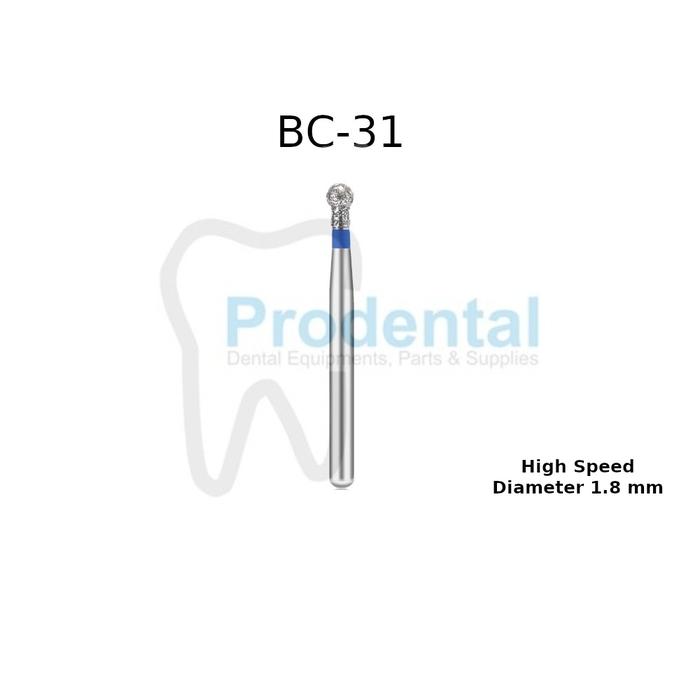 Jual Dental Round Bur / Dental Diamond Bur Unbrand (BC-BR) - BR-48F - Kota Surabaya - Prodental ...