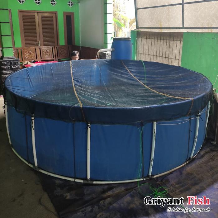 Jual Jaring Penutup Kolam Ikan Koi Terpal Bulat Kolam Karantina Ikan ... Jual Jaring Penutup Kolam Ikan Koi Terpal Bulat Kolam Karantina Ikan ...