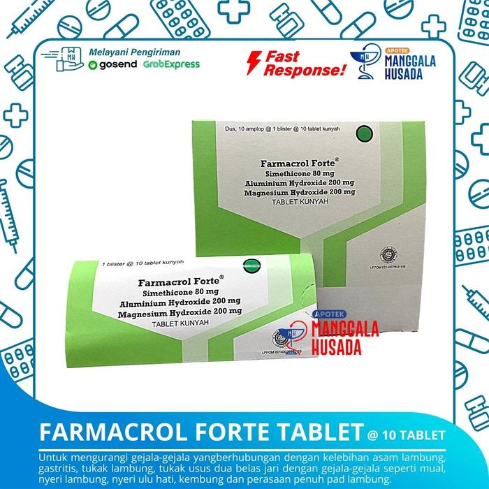 Jual FARMACROL FORTE TABLET KUNYAH PER BLISTER @ 10 TABLET - Kota ...