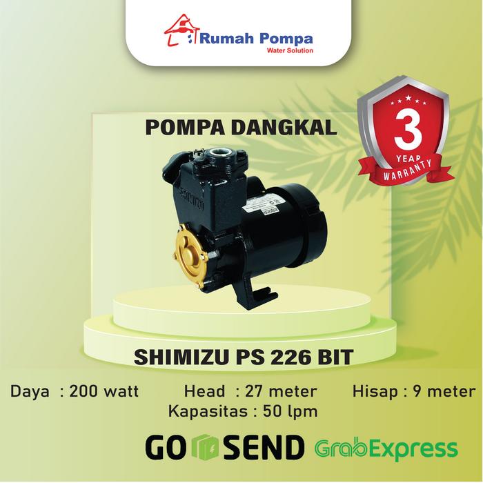 Promo Pompa Air Shimizu PS-226 BIT Pusat Cicil 0% 3x - Kota Bekasi ...