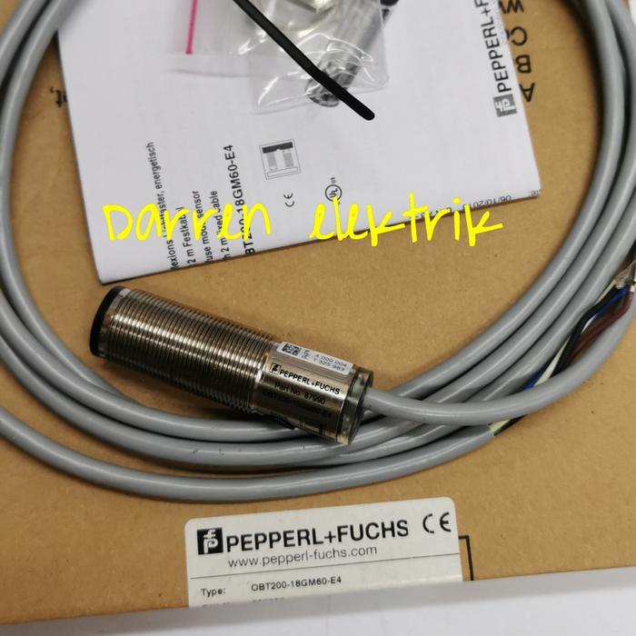 Jual Diffuse mode sensor pepperl fuchs OBT200-18GM60-E4 - Jakarta Barat - Darren elektrik ...