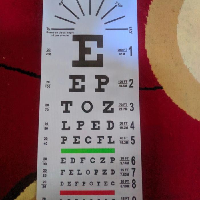 Jual SNELLEN CHART / TEST MATA MANUAL - Kota Cimahi - B-AMAS-STORE ...