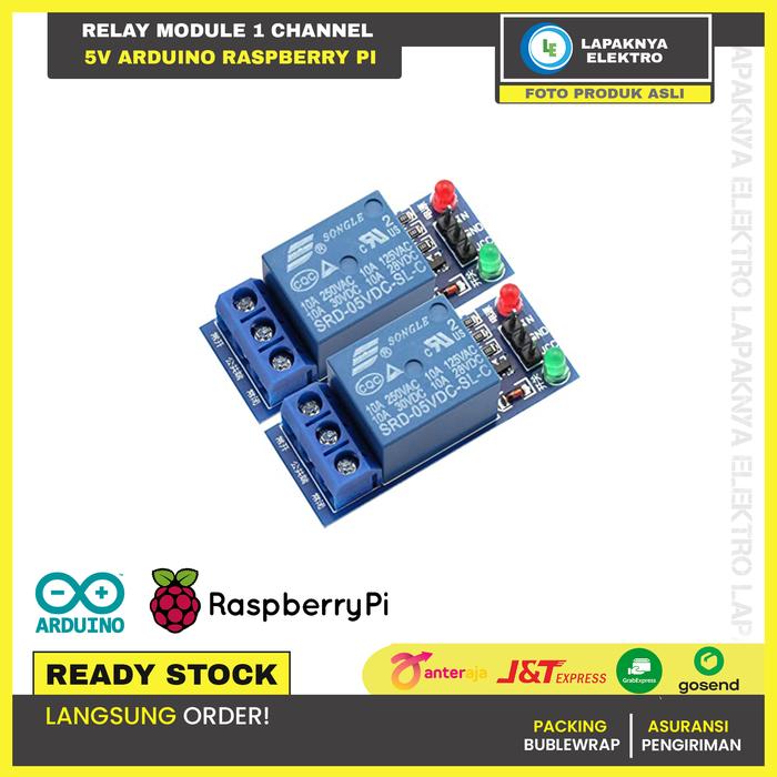 Jual Relay 1 Channel 5V Volt DC output 250VAC 30VDC 10A Module for ...