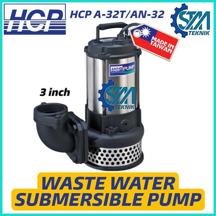 Jual Pompa celup kotor/limbah Waste water pump HCP A-32T/AN-32 3" 2HP 3Phas - Jakarta Barat ...