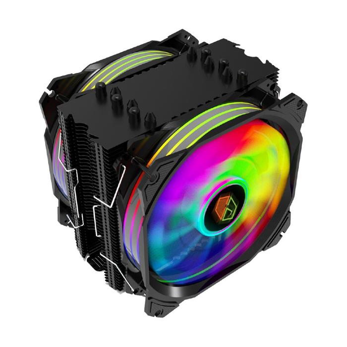Jual HSF CUBE GAMING STORM | DUAL FAN 120mm RGB | Universal CPU COOLER ...