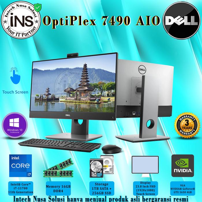 Jual DELL OptiPlex 7490 AIO i7-11700 16GB 1TB+256GB GTX 1650 4GB W10PRO ...