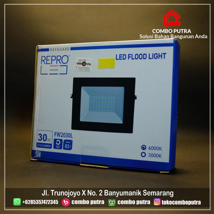 Jual Repro Lampu Sorot LED - Lampu Tembak - Repro LED Flood Light 6000K ...