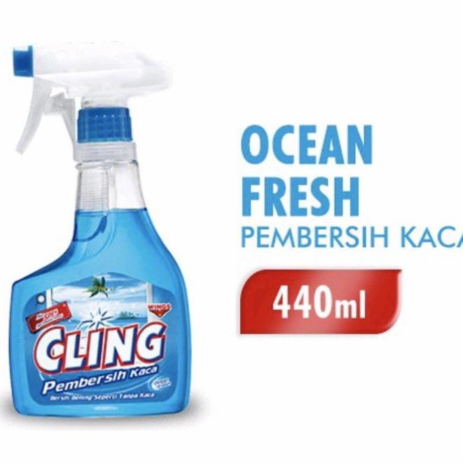 Jual Cling Pembersih Kaca Botol 440ml All Variant - Biru - Jakarta ...