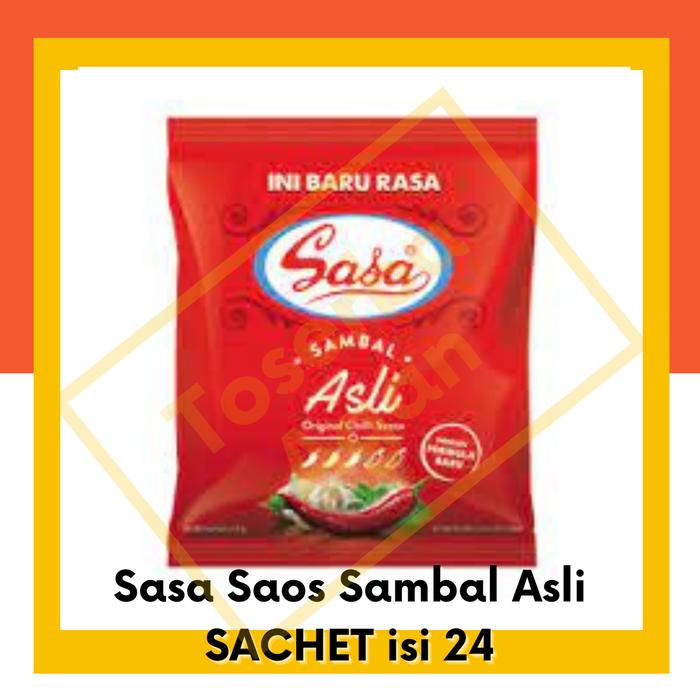 Jual Sasa Saos Sambal Asli Sachet isi 24 Saset Sambel - Kota Surabaya ...