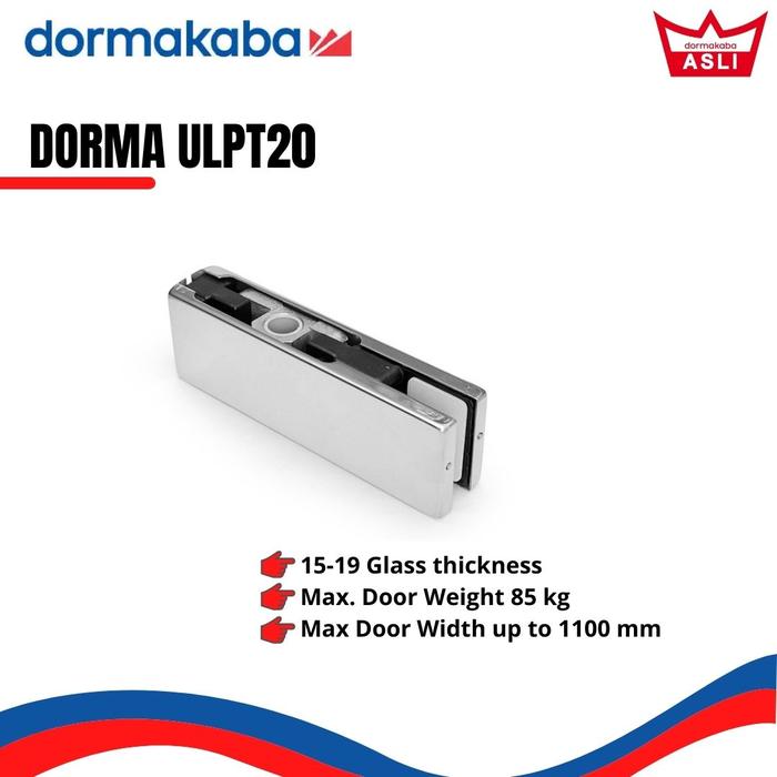 Jual Dorma UL PT20 Patch Fitting Dormakaba - Kab. Badung - Dormakaba Asli | Tokopedia