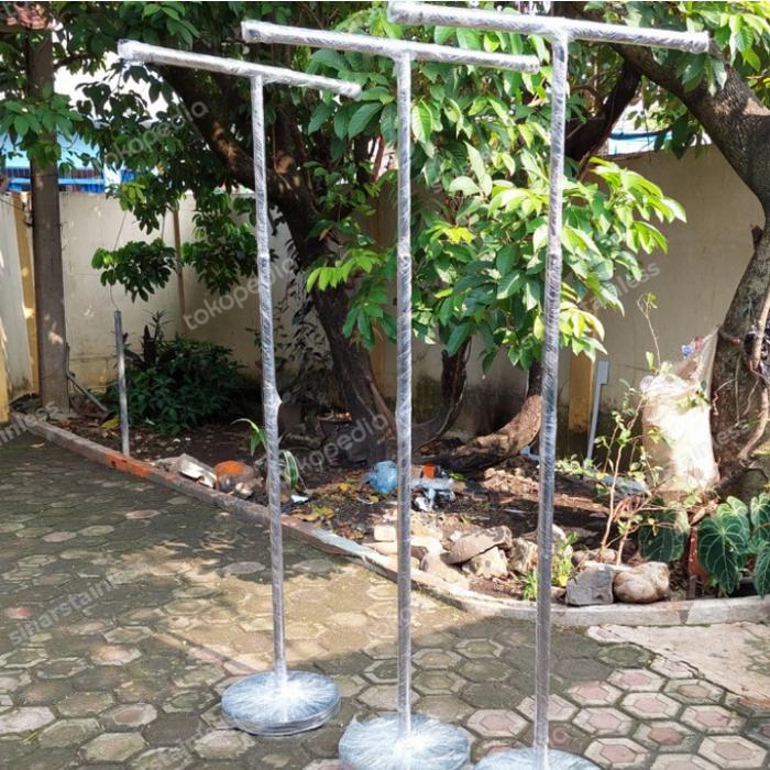 Jual Tiang Spanduk Pole Banner stainless tinggi min 2m max 3m request ...