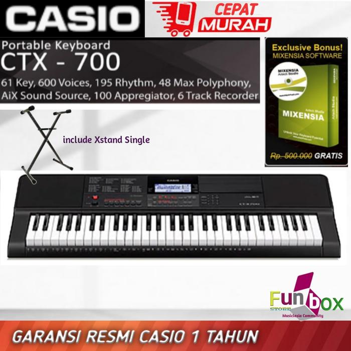 Jual Keyboard Casio CTX 700 CTX700 CT-X 700 CTx-700 - Keyboard only ...