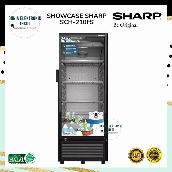 Promo SHOWCASE SHARP SCH-210FS SHARP SCH210 DISPLAY COOLER LEMARI ...