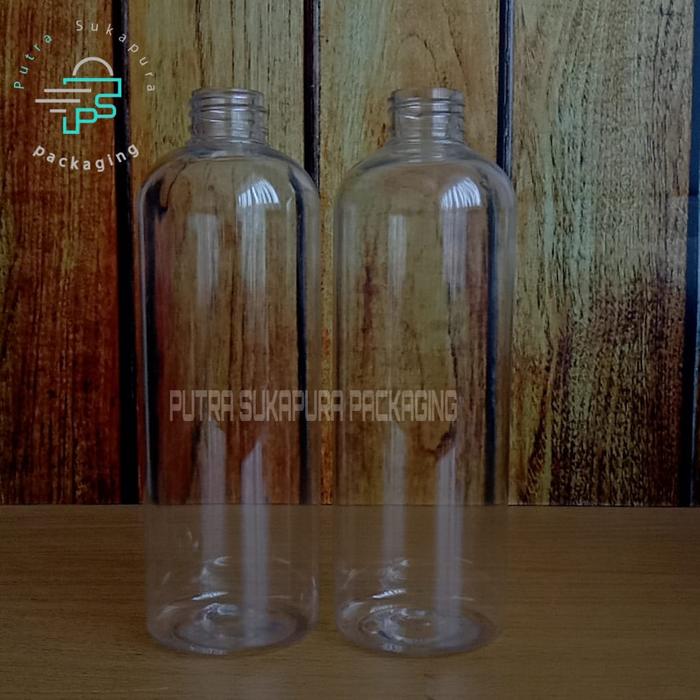 Jual Botol Pet 500ML Natural Tinggi / Botol Hs 500 ML Neck 28 Tanpa ...