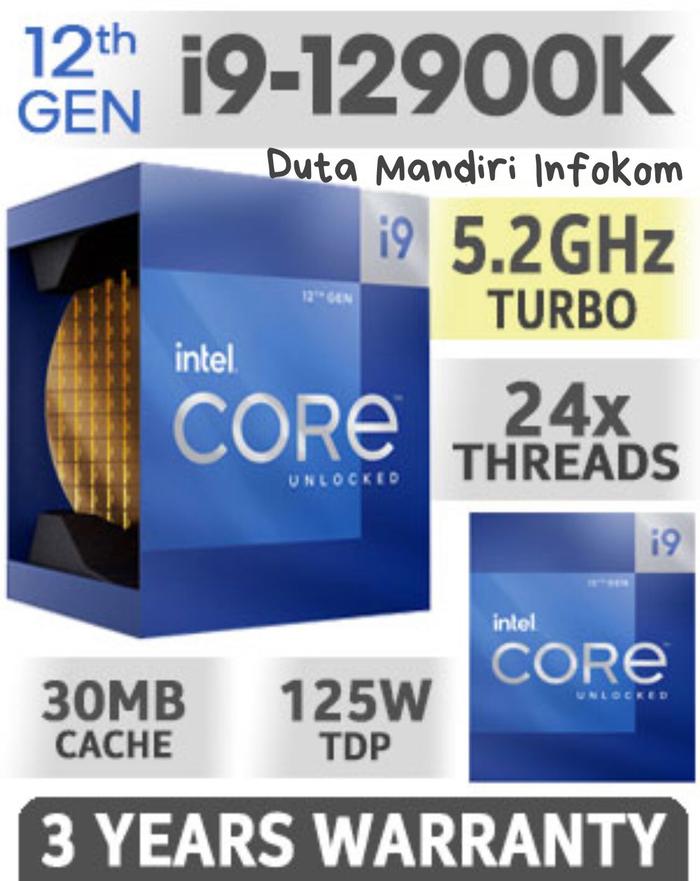 Promo Processor Intel Core I9 12900K Box Alder Lake - Socket LGA 1700 3 ...