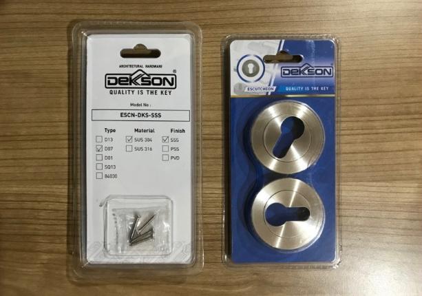 Jual TUTUP KUNCI CYLINDER/ESCUTCHEON DEKSON ESCN D07 SSS - Kab. Bandung ...