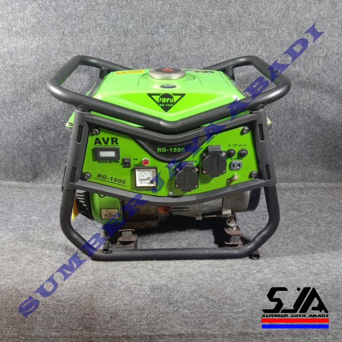 Jual GENSET RG1500 RYU EX barang display / SUMBER LISTRIK TENAGA BENSIN ...