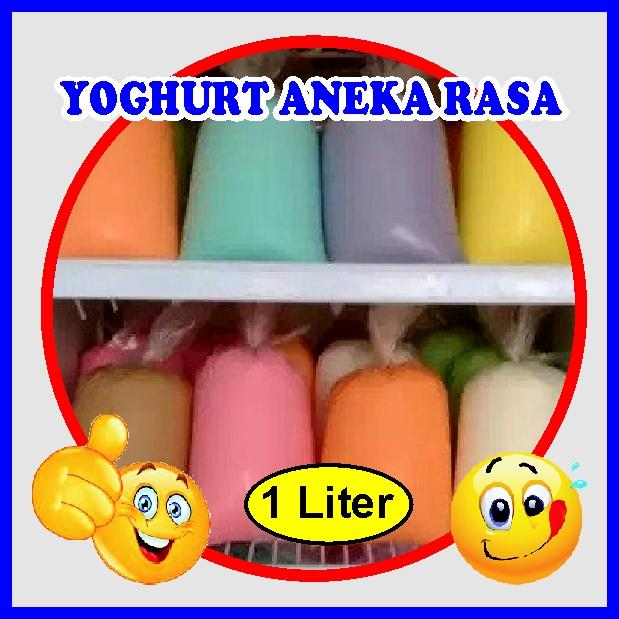 Jual Yoghurt Aneka Rasa Buah Yoghurt Drink 1 Liter Kental Creamy dan ...