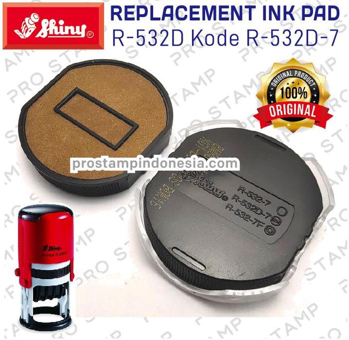 Jual Replacement Ink Pad Shiny / R-532D, R-538D, R-542D - R-532D - Kab ...