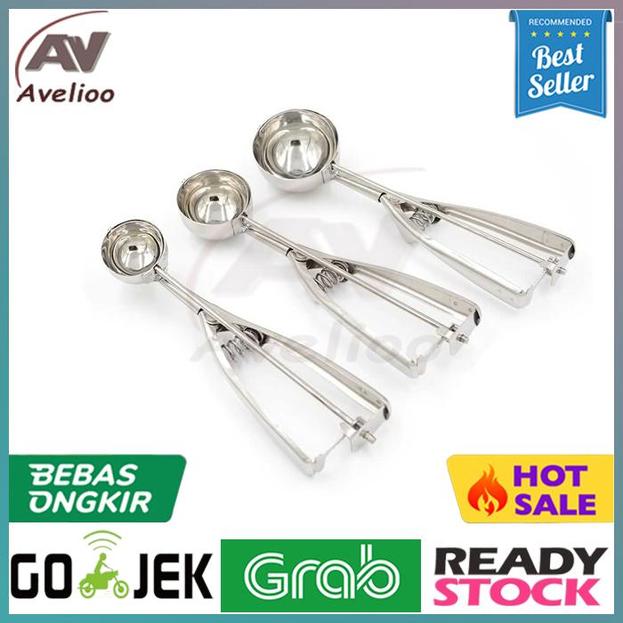 Jual Scoop Ice Cream / Sendok Takar Es Krim Bulat Stainless - Jakarta ...