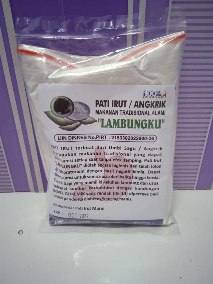 Jual PATI IRUT / TEPUNG GARUT ANGKRIK MAKANAN UNTUK ASAM LAMBUNG MAAG ...