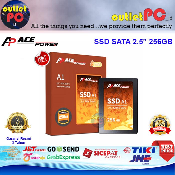 Jual ACE POWER SSD A1 SATA3 2.5" 256GB 256 GB SATA 6Gbps ACEPOWER ...
