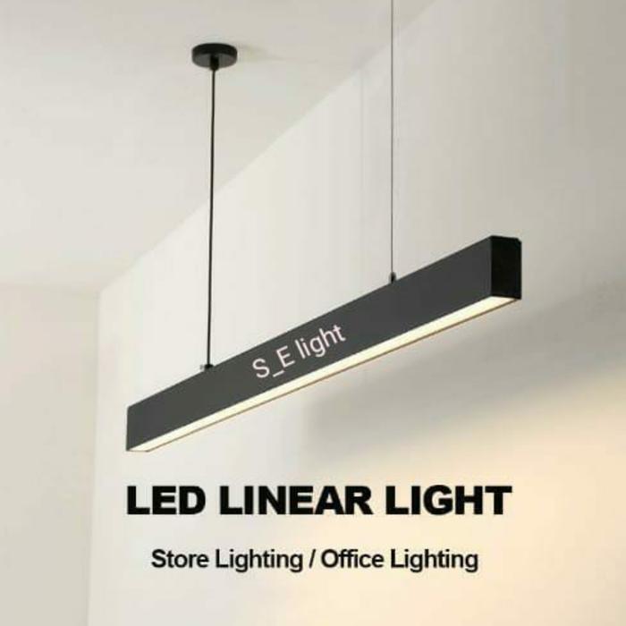 Jual Lampu Balok Led 18Watt Office Gantung Plafon Haging Lamp 18Watt ...