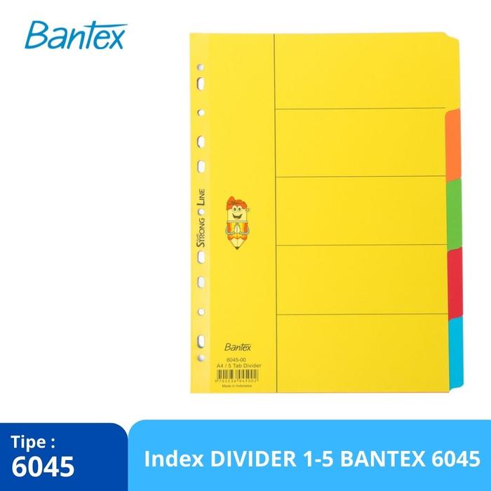 Jual PEMBATAS ORDNER INDEX MYLAR BANTEX - 6045 - Kota Denpasar - Bali ...
