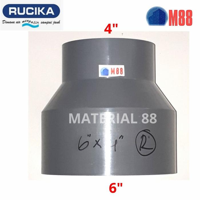 Jual Vlok Sok 6×4 inch RUCIKA D - Reducer 6x4 Flok Flock 6 x 4 × - Kab ...