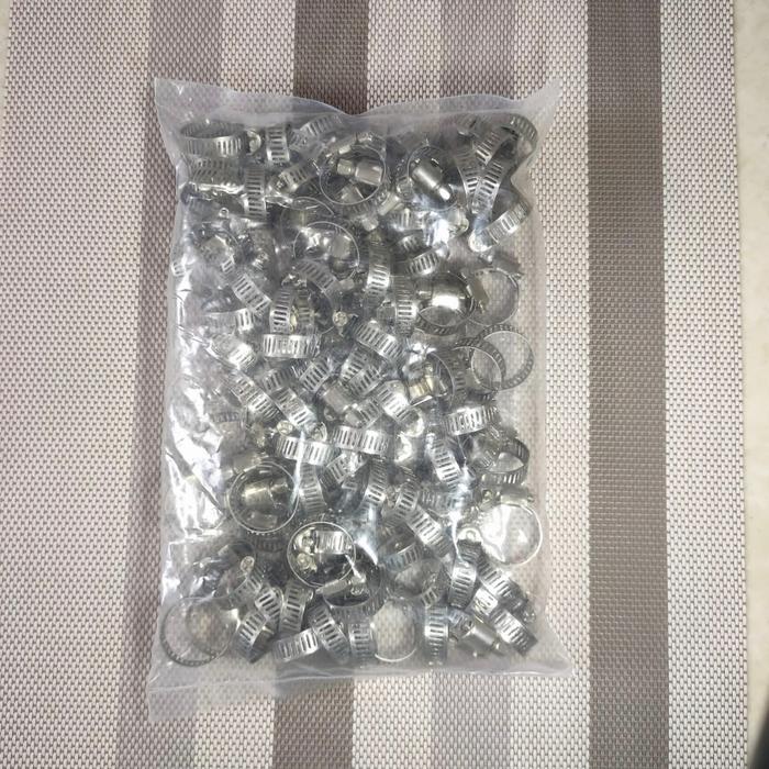 Jual Clem/Klep Selang Gas Stainless 7 /8" isi 100 pcs - Jakarta Utara ...