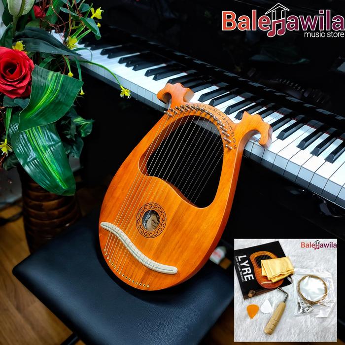 Jual Mini Harpa Lyra LY 16 Senar Paladin Lyra lyre Alat Musik Petik ...