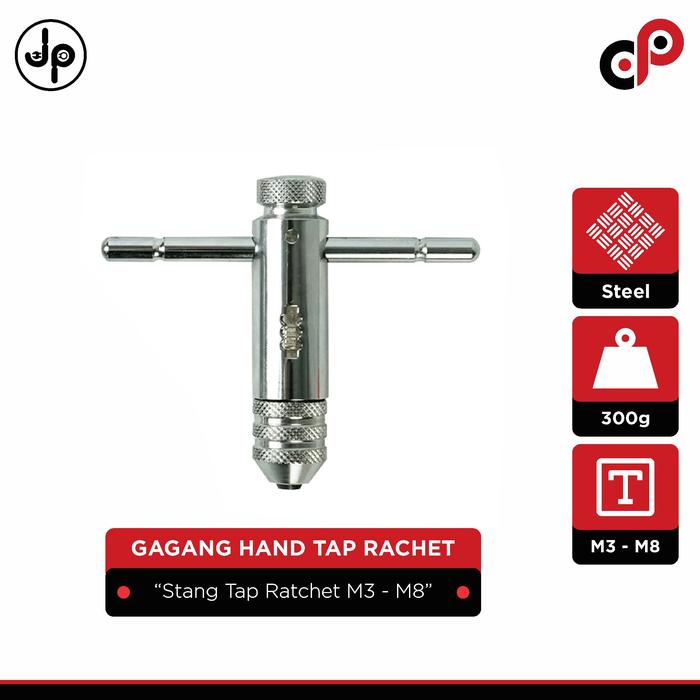Jual Gagang Hand Tap Rachet | Stang Tap Ratchet M3 - M8 - Jakarta Pusat - JP Technical Supply ...