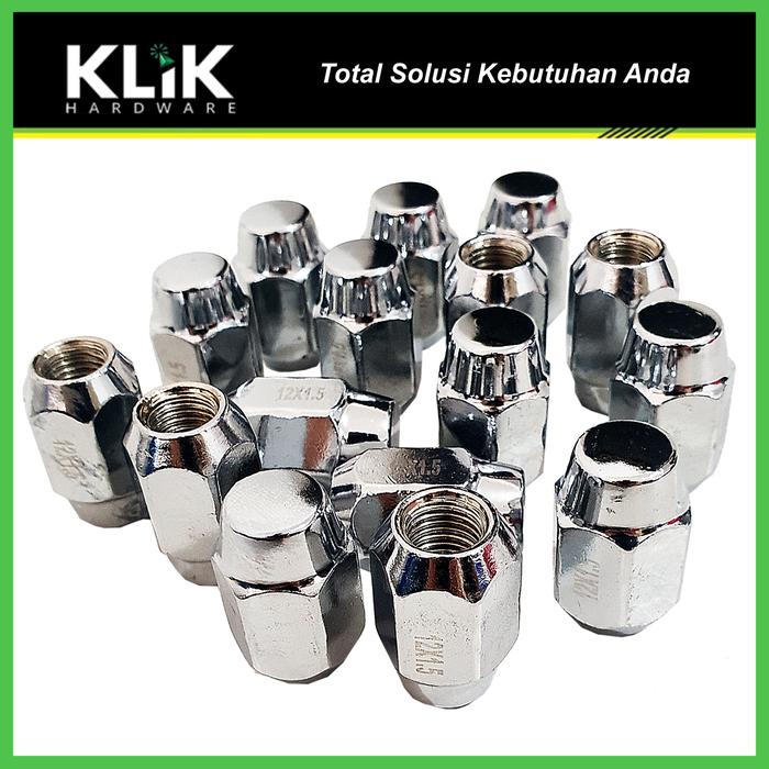 Jual Mur Baut Roda Racing M12 x 1.5 Baud Lug Nut 21 mm - Kota Bandung ...
