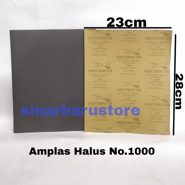 Jual KERTAS AMPLAS/AMPELAS /ABRASIVE PAPER LEMBARAN HALUS NO.1000 MURAH ...