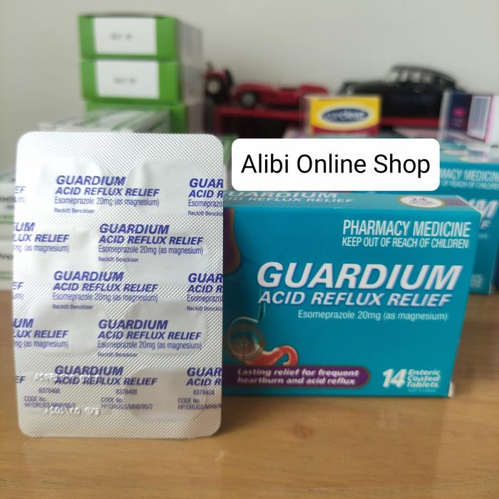 Jual GUARDIUM Acid Reflux Relief (Obat Sakit Maag) - 14 Enteric Coated ...