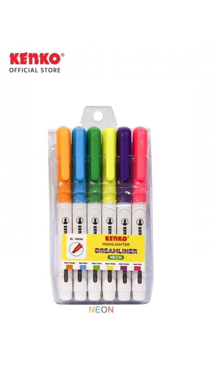 Jual KENKO HIGHLIGHTER DREAMLINER DL-100-S6 NEON - Kota Medan - KENKO ...