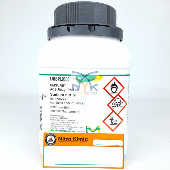 Jual Sodium Nitrite Merck/Sodium Nitrit/Natrium Nitrite/Natrium Nitrit ...