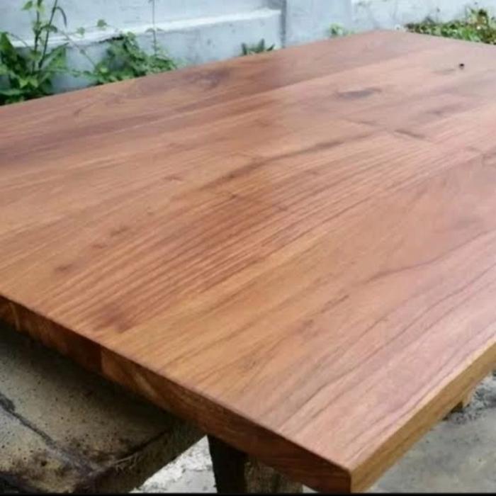 Jual top table kayu mahoni full tanpa sambungan - Kab. Banyumas - hs ...