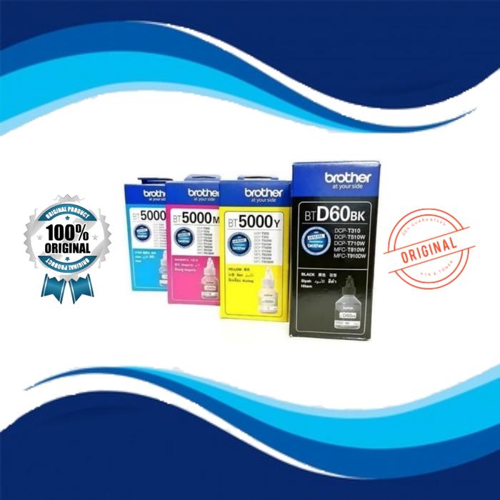 Jual Tinta Brother D60 Black + 5000 Colour = HL-T4000DW DCP-T310 DCP ...