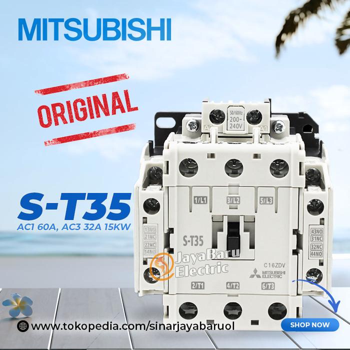 Jual Kontaktor / Contactor Mitsubishi S-T35 ST35 110V 220V 380V AC Coil - 220V - Jakarta Barat ...