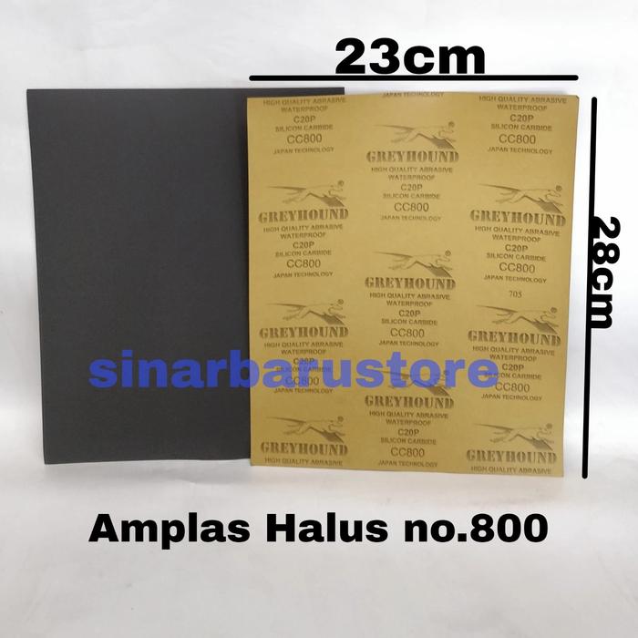 Jual KERTAS AMPLAS/AMPELAS /ABRASIVE PAPER LEMBARAN HALUS NO.800 MURAH ...