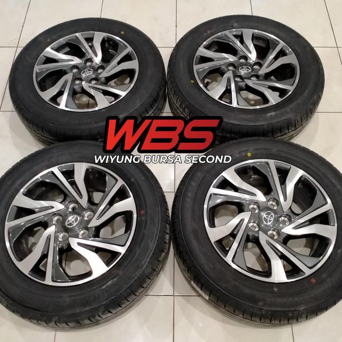 Jual Velg Original NEW INNOVA REBORN Ring 16 Lebar 6 H5x114 + Ban BS ...