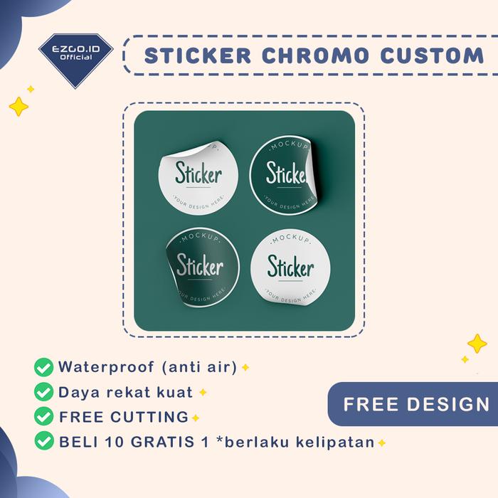 Jual CETAK STIKER / STICKER LABEL PRODUK MAKANAN BOTOL MINUMAN - CUSTOM ...