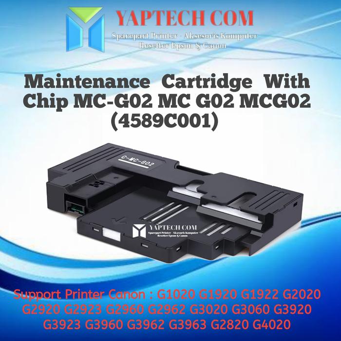 Jual MC-G02 MCG02 Maintenance Box Cartridge Canon G2020 G1020 G3020 ...