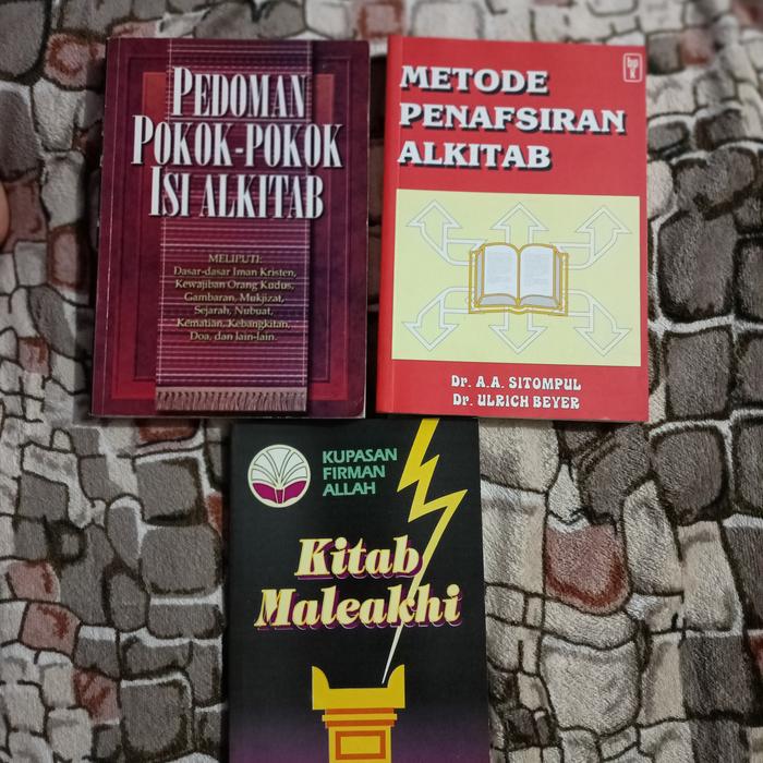 Jual Pokok2 isi Alkitab,metode penafsiran Alkitab,kitab Maleaki ( 3 ...