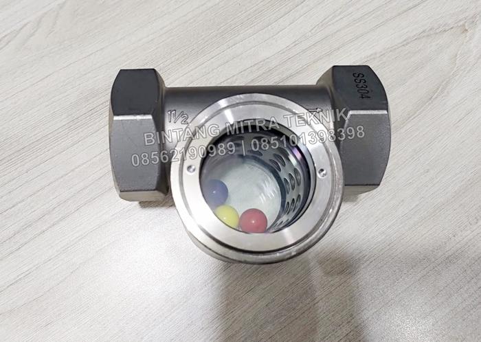 Jual SIGHT GLASS BALL INDICATOR SS304 1 1/2" - Kota Bandung - BINTANG ...